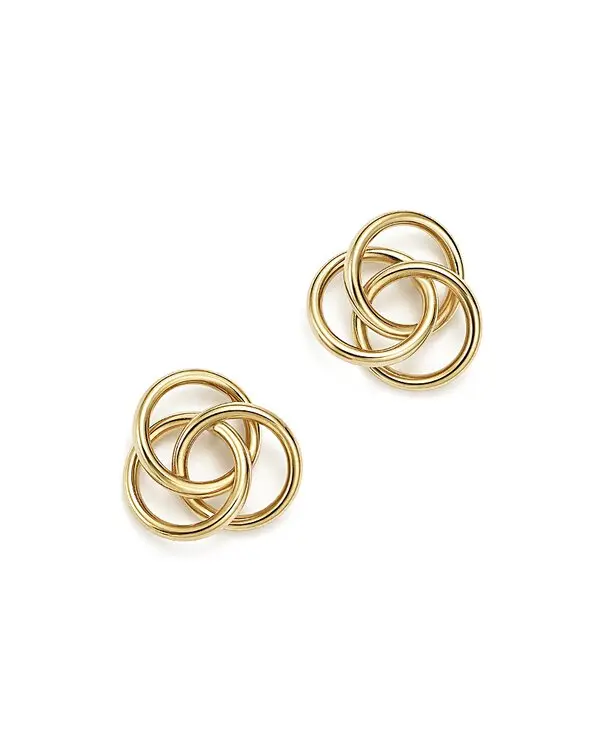 Bloomingdale'S Love Knot Stud Earrings - Gold