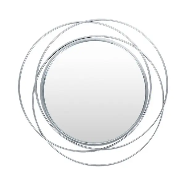 LIVABLISS Dixie Accent Mirror - Metallic - Silver