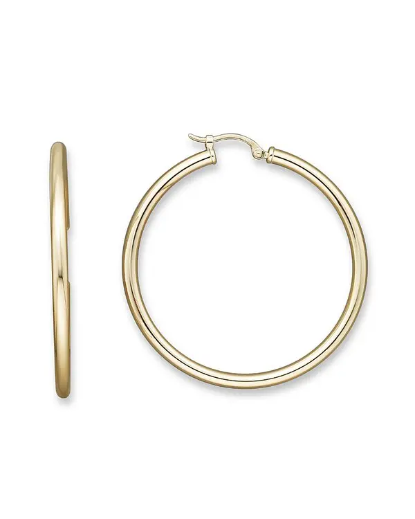 Bloomingdale'S 14k Tube Hoop Earrings - Gold
