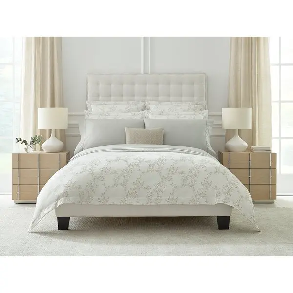 SFERRA Edera Continental Sham Exclusive - Ice