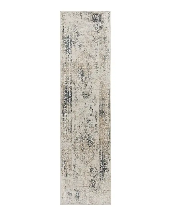 KENNETH MINK Abbey Kl00 Runner Area Rug, 2'6 X 8 - Ivory