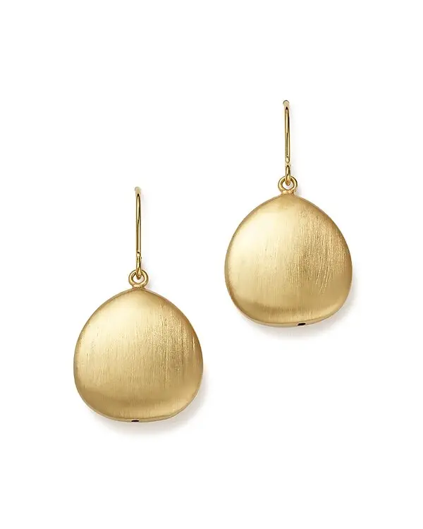 Bloomingdale'S 14k Yellow Satin Finish Drop Earrings - Gold