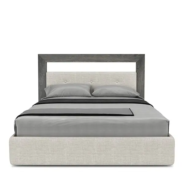 HUPPE Cloe Queen Bed - Anthracite Birch / Nubia