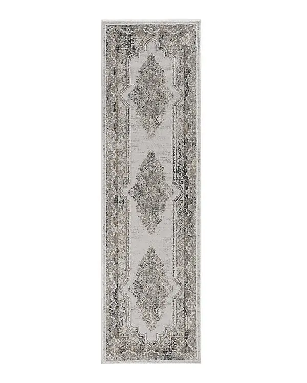 KENNETH MINK Abbey Kl32 Runner Area Rug, 2'6 X 8 - Ivory