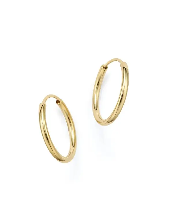 Bloomingdale'S 14k Yellow Endless Hoop Earrings - Gold