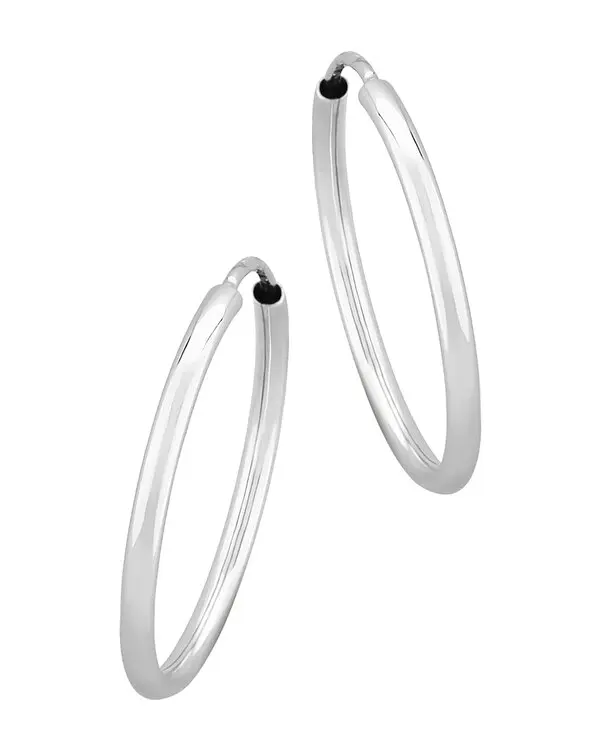 Bloomingdale'S Small Hoop Earrings - White