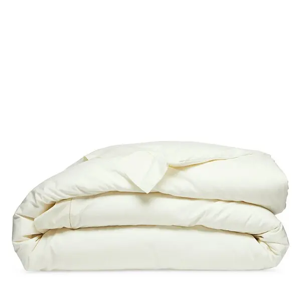SFERRA Giza 45 Percale Duvet Cover, King - Ivory