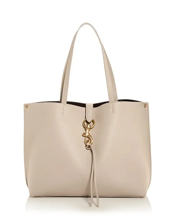 Rebecca Minkoff Megan Large Leather Tote - Stone