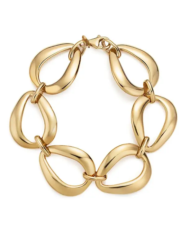 Bloomingdale'S 14k Yellow Pear Shape Link Bracelet - Gold