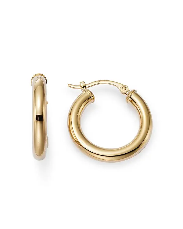 Bloomingdale'S 14k Yellow Hoop Earrings - Gold