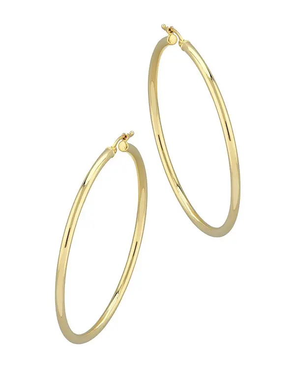 Bloomingdale'S Tube Hoop Earrings In 14k Yellow - Gold