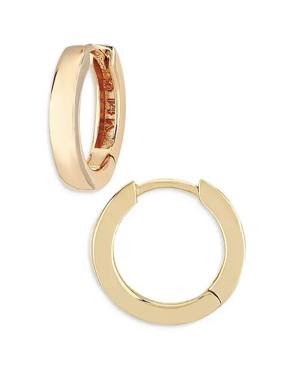 Bloomingdale'S 14k Yellow Hinged Hoop Earrings - Gold