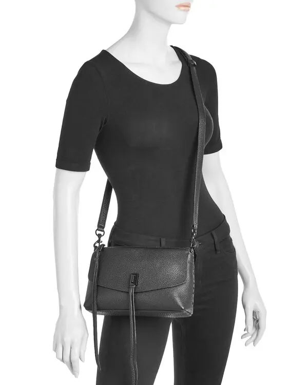 Rebecca Minkoff Darren Leather Crossbody - Black