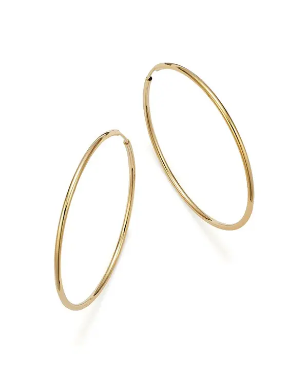 Bloomingdale'S 14k Yellow Endless Hoop Earrings - Gold