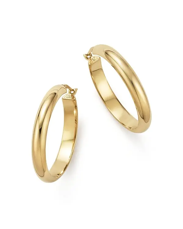 Bloomingdale'S 14k Yellow Hoop Earrings - Gold