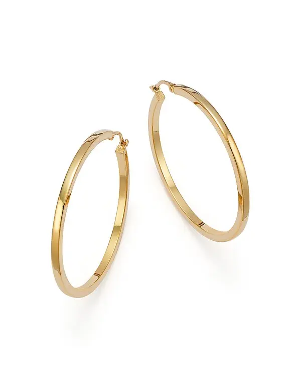 Bloomingdale'S 14k Yellow Extra Large Hoop Earrings - Gold