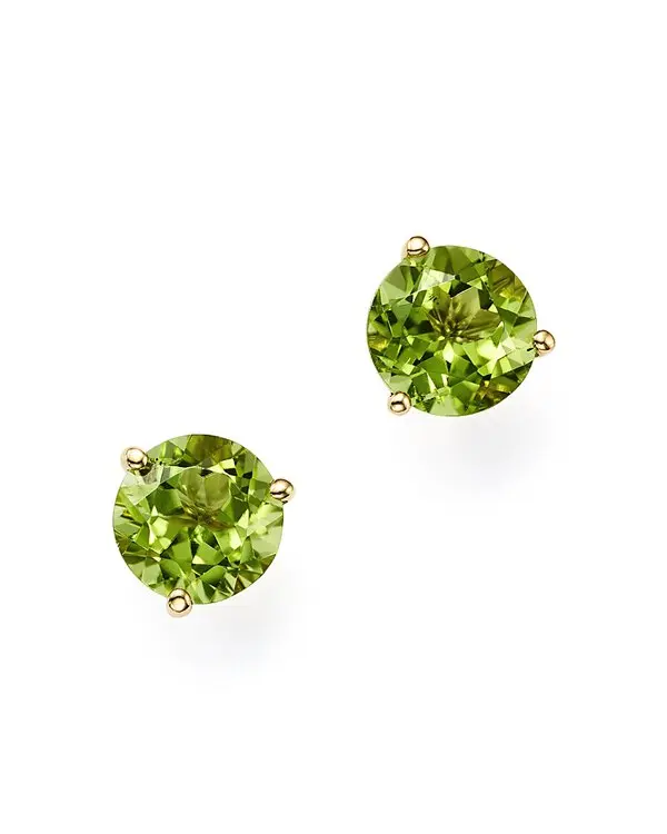 Bloomingdale'S Peridot Stud Earrings - Peridot/gold