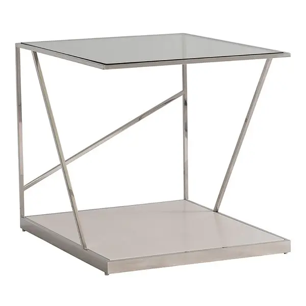 BERNHARDT Maymon Side Table - Silver