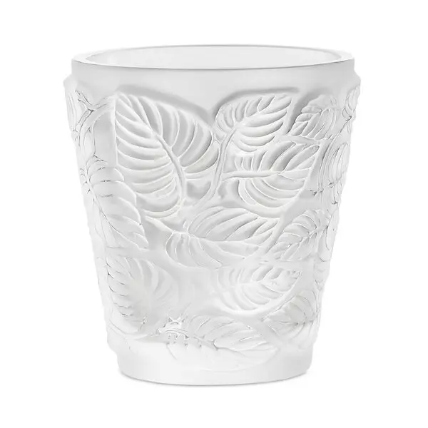 Lalique Feuilles Votive - Clear