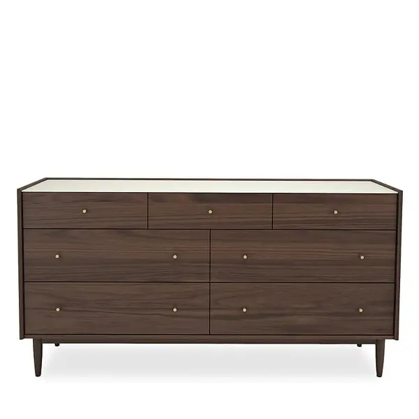 HUPPE Marvin 7 Drawer Dresser Exclusive - Tobacco Walnut