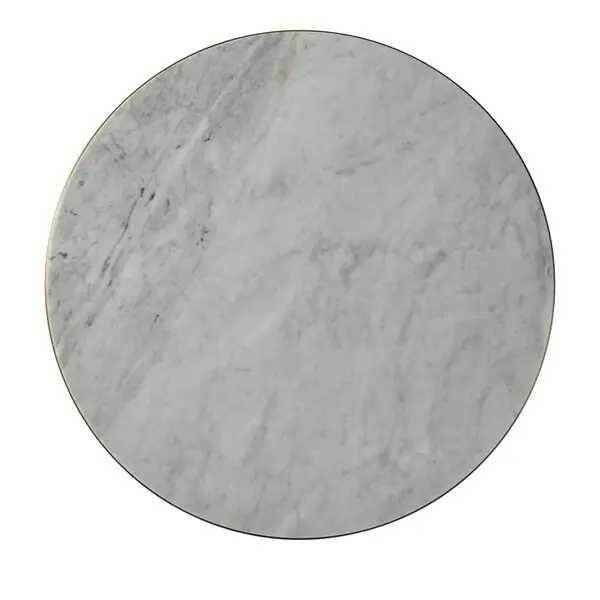 THEODORE ALEXANDER Fisher Round Marble Cocktail Table, Small