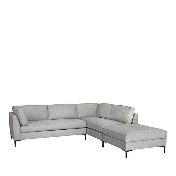 Bloomingdale'S Max Home Paige Corner 3 Piece Sectional Sofa