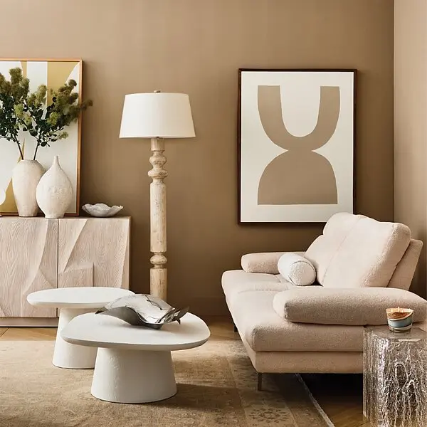 MIRANDA KERR HOME Tranquility Nesting Cocktail Table - Milky Mushroom Finish