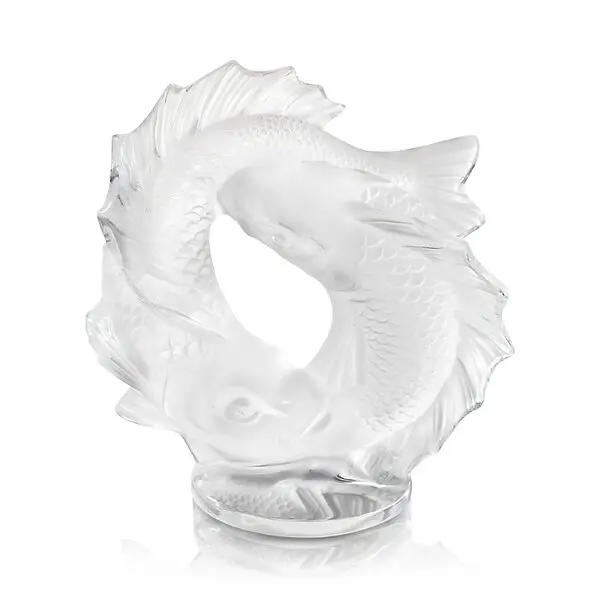 Lalique Double Fish Figure