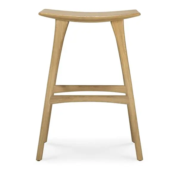 ETHNICRAFT Osso Bar Stool - Oak
