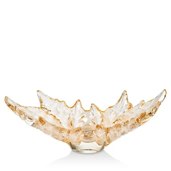 Lalique Champs-elysees Large Bowl - Gold Luster