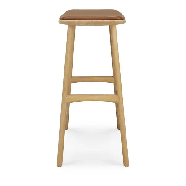 ETHNICRAFT Osso Counter Stool - Oak