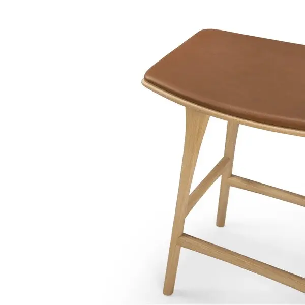 ETHNICRAFT Osso Counter Stool - Oak