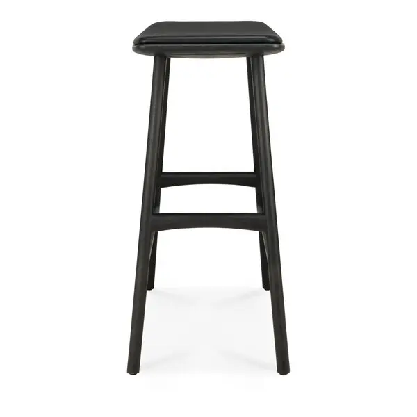 ETHNICRAFT Osso Counter Stool - Oak Black