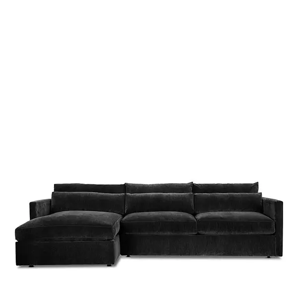 Bloomingdale'S Brea Sectional Sofa - Amici Smoke