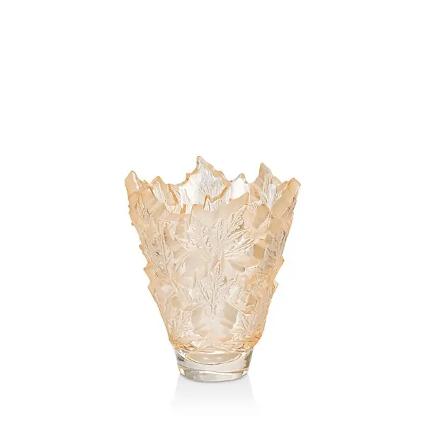 Lalique Champs-elysees Vase - Gold Luster