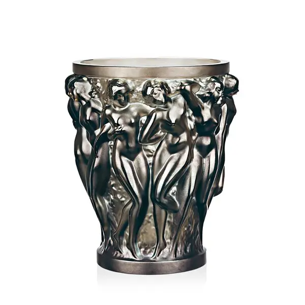Lalique Large Bacchantes Vase - Bronze