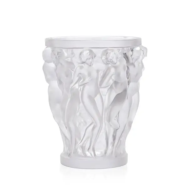 Lalique Small Bacchantes Vase - Clear