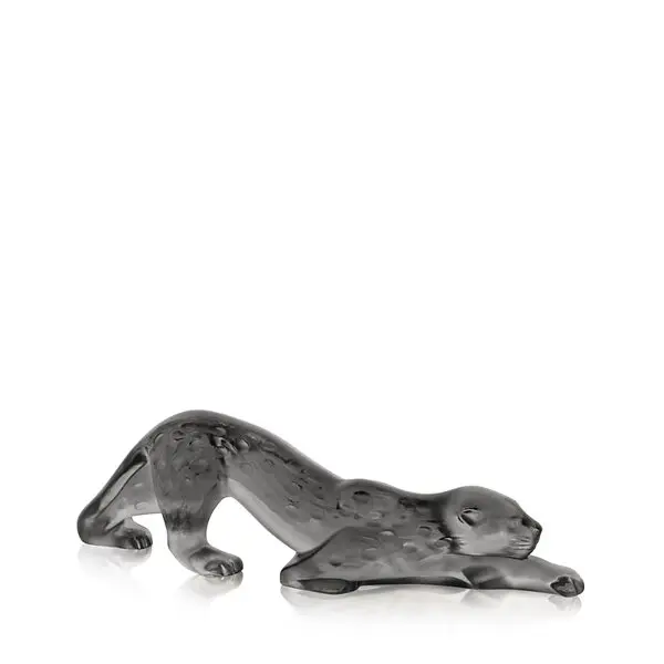 Lalique Zeila Panther Figure - Black