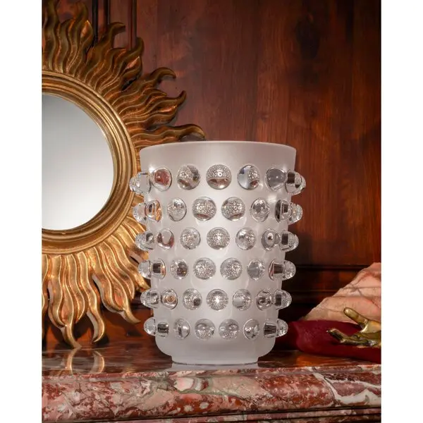 Lalique Mossi Lustre Votives, Set Of 2