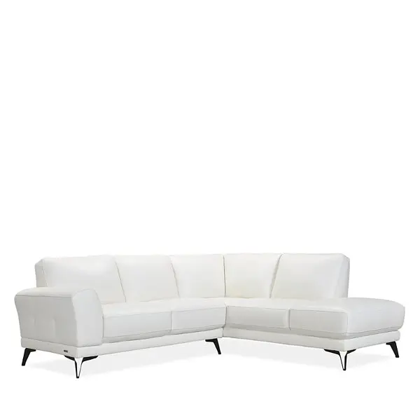 VIOLINO Carmela 2 Piece Leather Sectional Exclusive