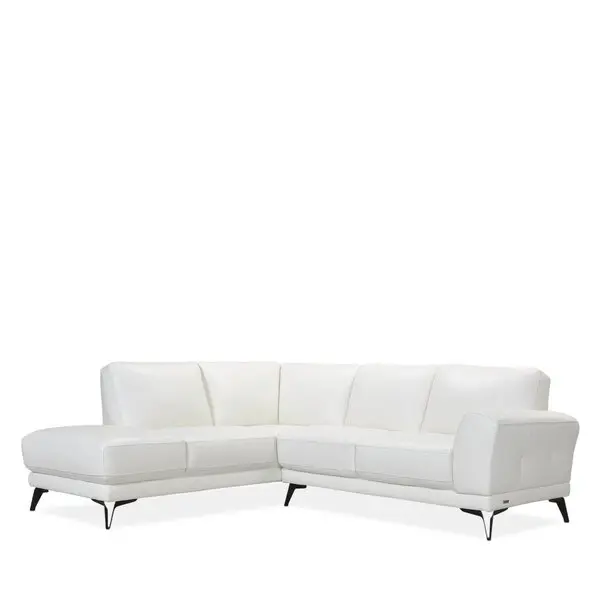 VIOLINO Carmela 2 Piece Leather Sectional Exclusive