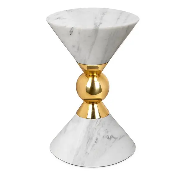 Jonathan Adler Canaan Marble Accent Table - Multi