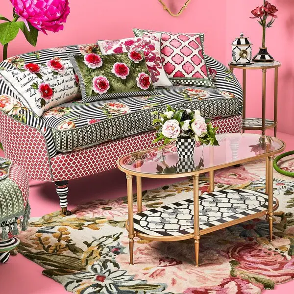 MACKENZIE-CHILDS Pretty As A Bow Coffee Table