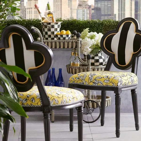 MACKENZIE-CHILDS Queen Bee Outdoor Dining Chair