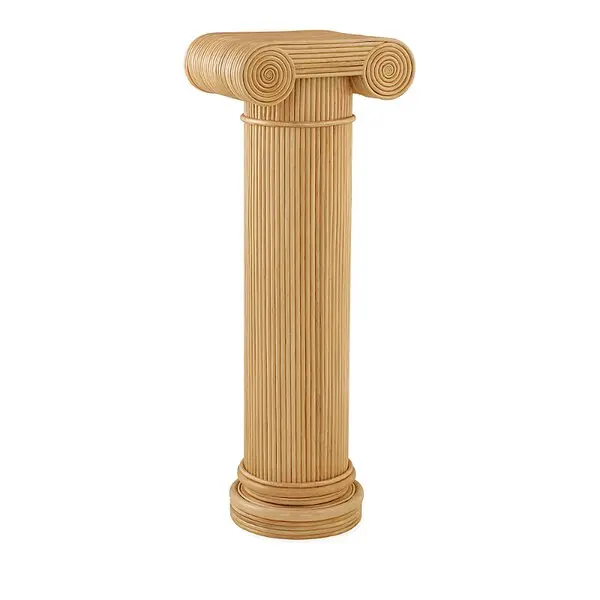 Jonathan Adler Riviera Capital Pedestal - Brown