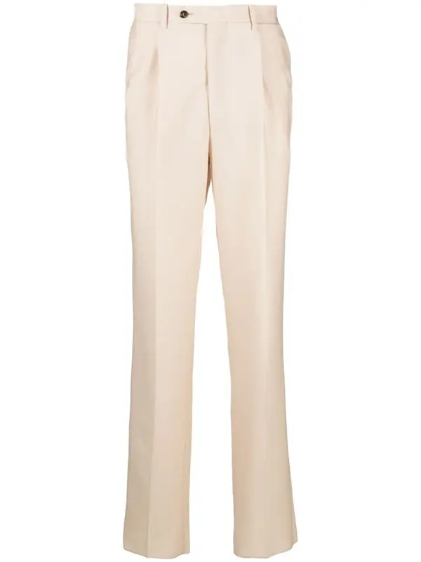 Bally Pressed-crease Tailored Trousers - Neutrals