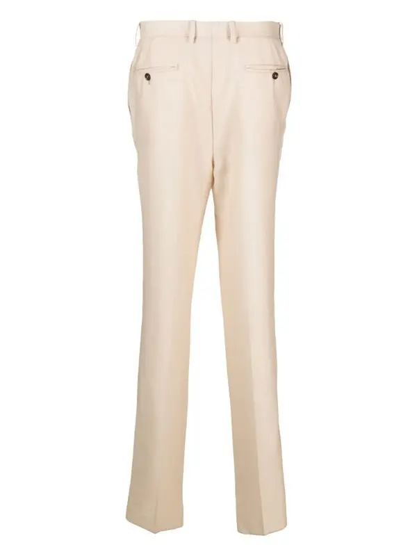 Bally Pressed-crease Tailored Trousers - Neutrals