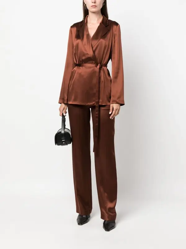 JOSEPH Joubert Double-breasted Silk Jacket
