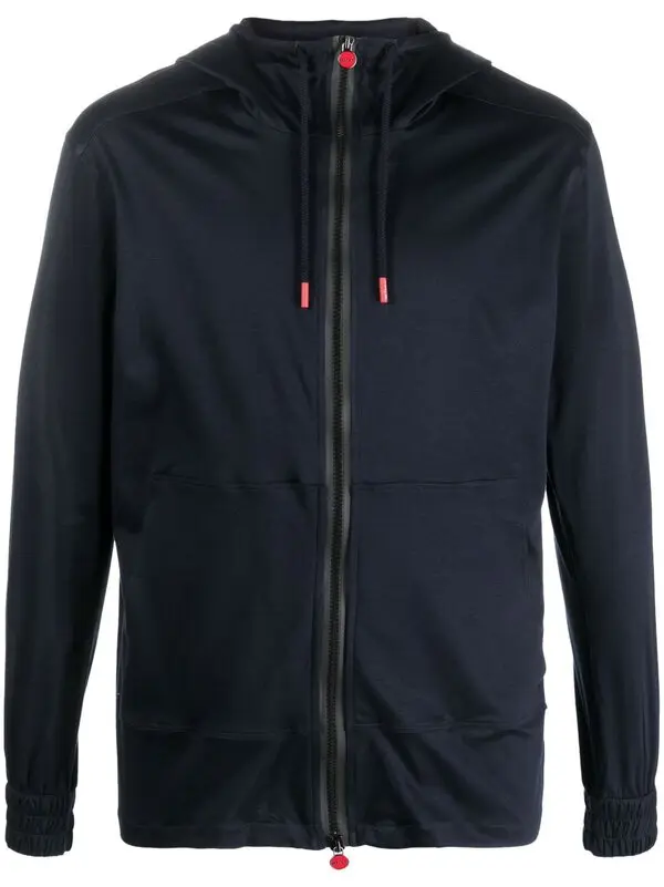 Kiton Umbi Hooded Zip Hoodie