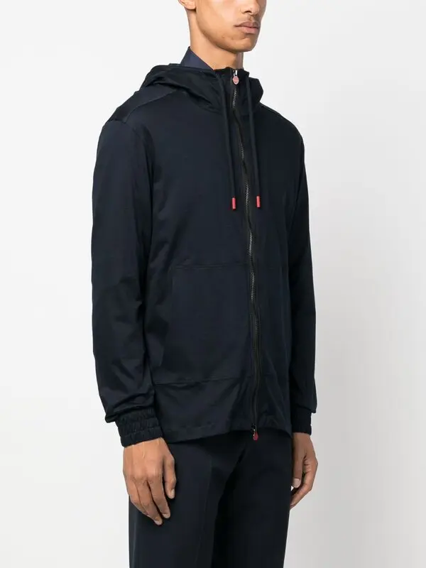 Kiton Umbi Hooded Zip Hoodie